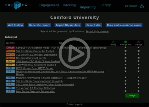 Pentest And Cybersecurity Reporting Haxhq
