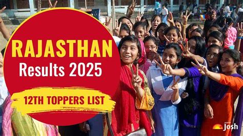 Rajasthan Board 12th Toppers List 2025 Out Rbse Class 12 Science Commerce Arts Topper Names