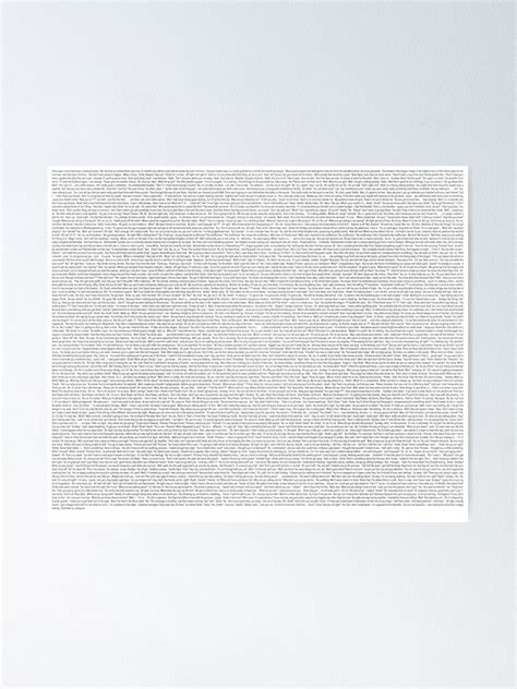 Entire Shrek Script Poster For Sale By Annac99 Redbubble