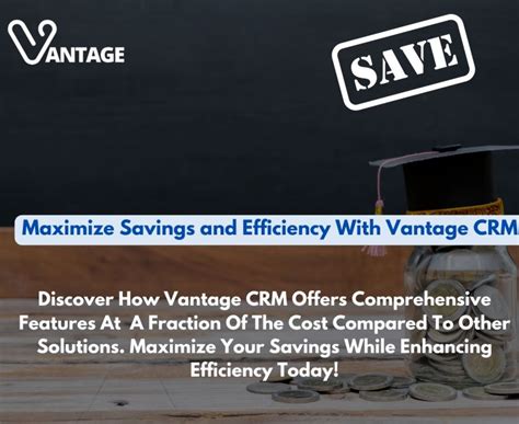 Vantage Crm On Linkedin Savings Efficiency Vantagecrm Costeffective Comprehensivefeatures…