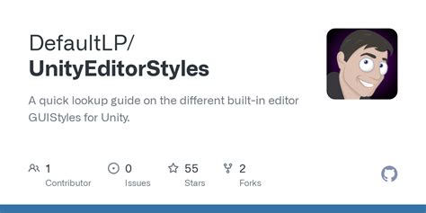 Github Defaultlpunityeditorstyles A Quick Lookup Guide On The