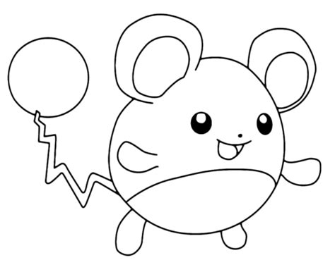 Cute Marill Pokemon Coloring Pages Turkau