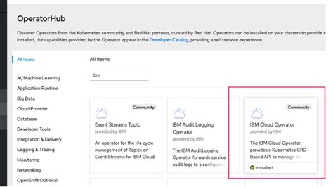 This Operator Does Not Install Properly From The Operatorhub Issue Ibm Cloud Operators