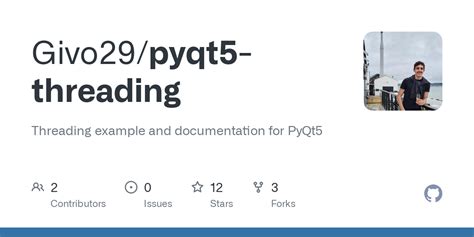 GitHub Givo Pyqt Threading Threading Example And Documentation For PyQt