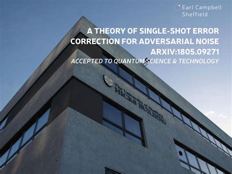 Pdf A Theory Of Single Shot Error Correction For A Theory Of Single Shot Error Correction For