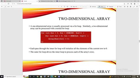Data Structures Ch2 Arrays Struct Youtube