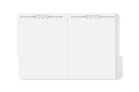 File Folder With Tabs Mockup Vectors And Illustrations For Free Download Freepik