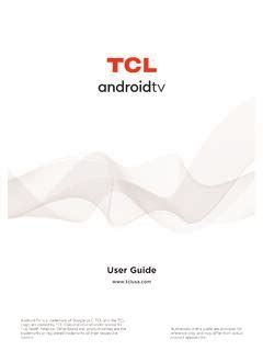 User Guide TCL User Guide Tcl Pdf PDF PRO