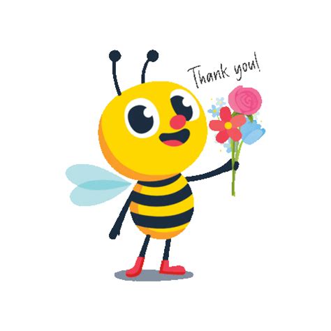 Thanks Sticker By Busy Bees Asia For Ios And Android Giphy