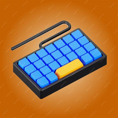 Premium Photo 3d Rendering Keyboard Icon 3d Business Icon Concept