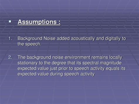 Ppt Speech Enhancement Using Spectral Subtraction Powerpoint