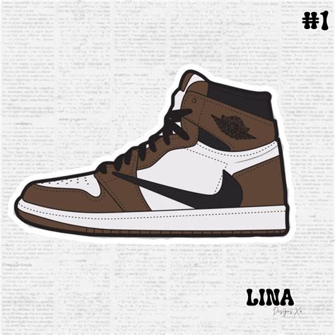 Sneaker Head Sticker Nike Shoe Stickers Nike Dunk Stickers