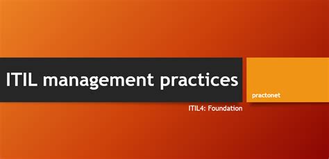 Itil Management Practices Cyber Security Networking Technology Courses And Blog