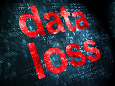 信息概念： 数字背景上的数据丢失高清摄影大图 千库网