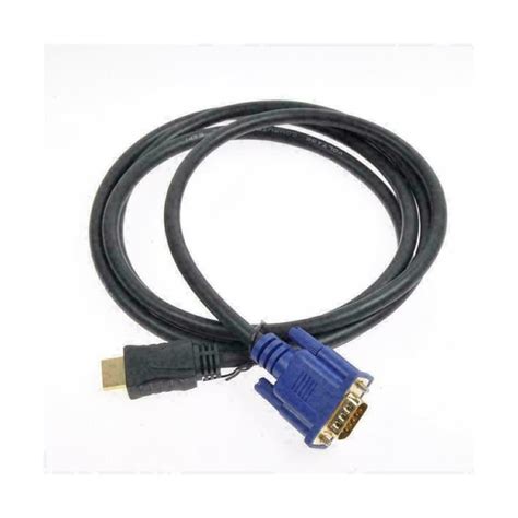 Câble Hdmi Vers Vga 18m Noir