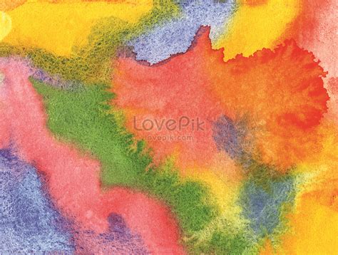 손 페인트 다채로운 수채화 질감 배경 이미지 Hd 수채화 물감 혼합 매체 페인트 배경 배경 사진 무료 다운로드 Lovepik