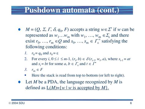 Ppt Lecture7 Pushdown Automaton Powerpoint Presentation Free Download Id4729961