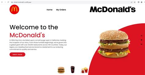 html css javascript virtualmcdonalds webdevelopment techinnovation codingcommunity