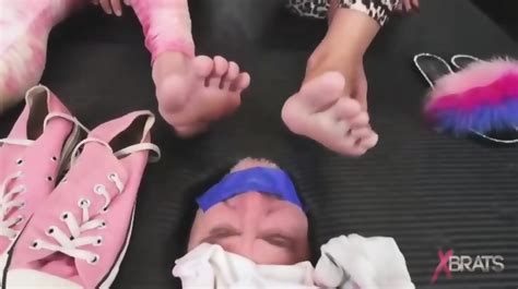 Forced Foot Box Bitch Really Stinky Toes