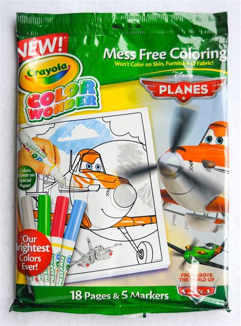 Crayola Color Wonder Planes Coloring Pad And Markers Whats Inside The