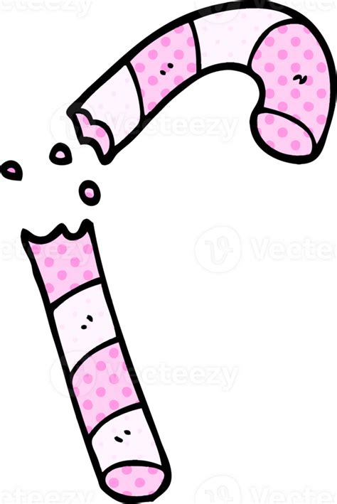 Cartoon Doodle Pink Candy Cane 45050490 Png
