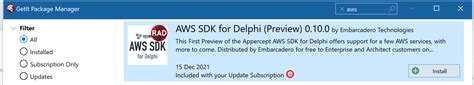 Appercept Aws Sdk For Delphi