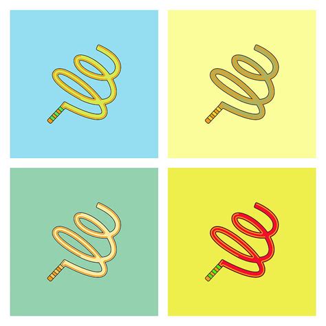 리본 체조 체조 리본 리듬 벡터 Ai Eps Uidownload