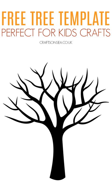 Free Tree Template Printable Pdf Crafts On Sea Tree Templates Templates Printable Free