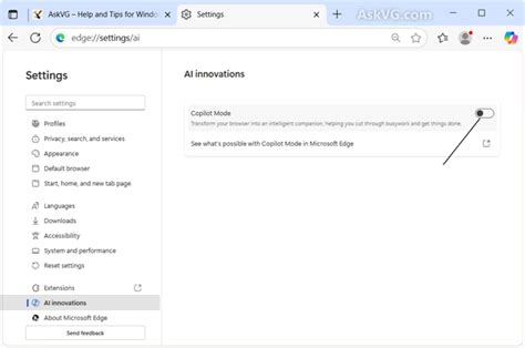 Tip How To Enable Or Disable Copilot Mode In Microsoft Edge Askvg