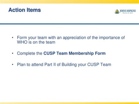 Ppt Building Your Cusp Team Enhancing Patient Safety Through Effective Collaboration