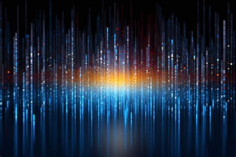 Premium Photo Abstract Data Sorting Visualization Background