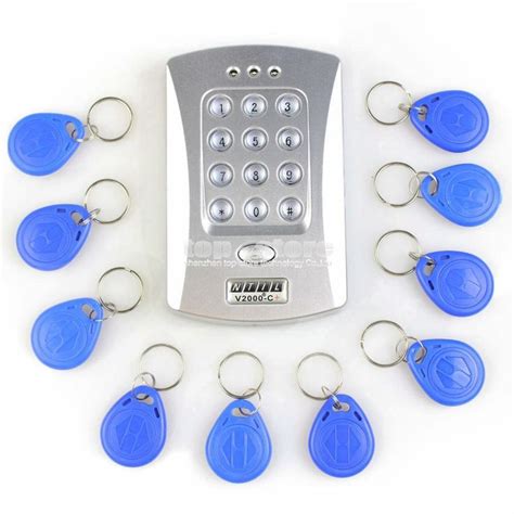 Diysecur 125khz Door Rfid Keypad Proximity Reader Access Controller System Kit 10 Free Key