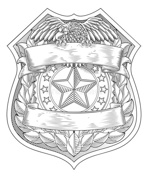Eagle Badge Shield Sheriff Stock Illustrations 104 Eagle Badge Shield Sheriff Stock