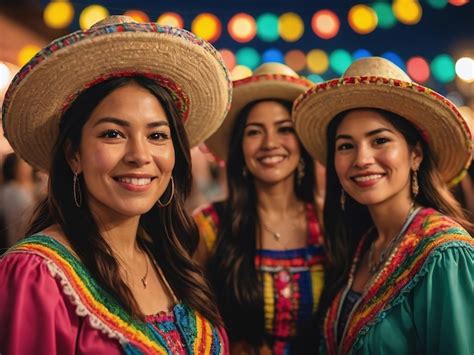 Premium Photo Photograph Of Women At A Cinco De Mayo Celebration