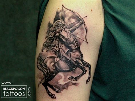 Sagittarius Centaur Tattoo Sagittarius Zodiac Sign Archer Centaur