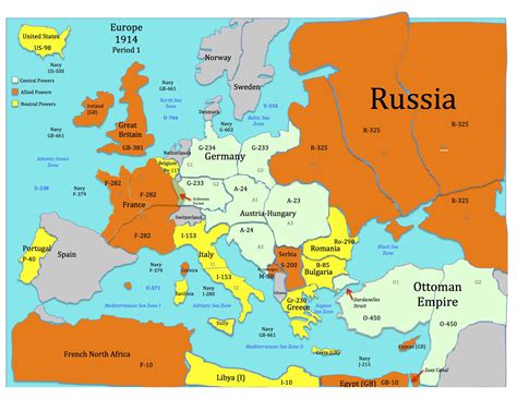 Blank Map Of Ww1
