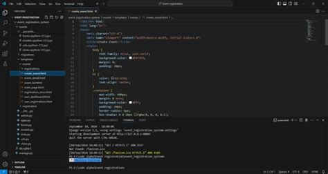Baranidharan S On Linkedin Codealpha This Is My Second Task Event Registration System In Backend