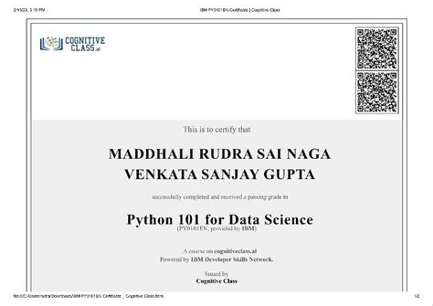Rudra Sai Naga Venkata Sanjay Gupta Maddhali On Linkedin Datascience