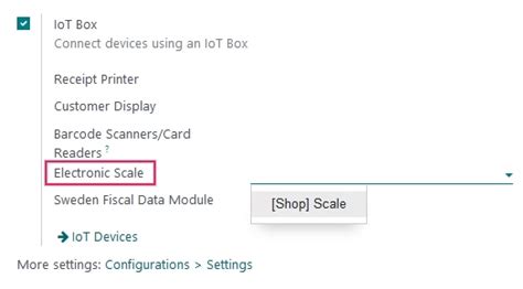 Connect A Scale Odoo 14 0 Documentation