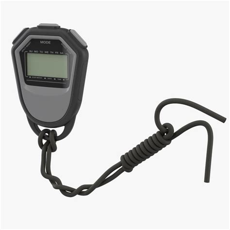 Digital Stop Watch 3d Model Turbosquid 1965369