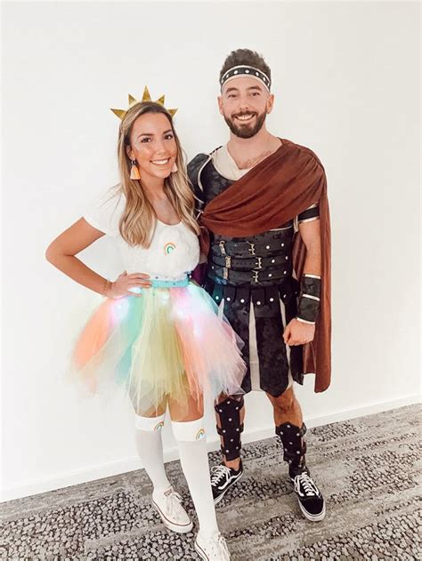 Regenbogen Gladiator Karnevalkostüm Karneval Kostüm Damen Kostüm