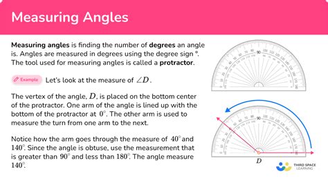 Measuring Angles Math Steps Examples And Questions
