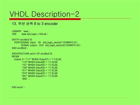 Ppt Vhdl Description 2 Powerpoint Presentation Free Download Id