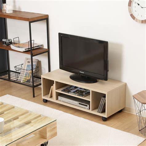 【楽天市場】キャスター付きtv台 ホワイトオーク【メーカー直送品】おしゃれ 新生活 一人暮らし オススメ お洒落 オシャレ 北欧 レトロ