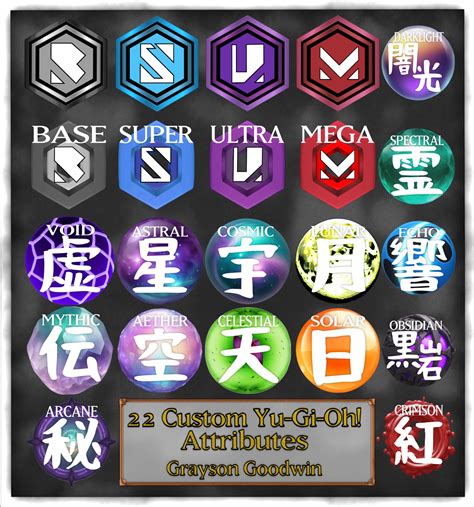 22 Custom Yu Gi Oh Attributes Zip By Graysongoodwin On Deviantart
