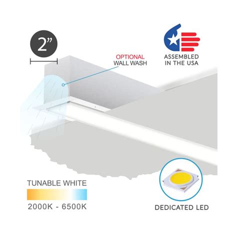 Recessed Led Linear Lights 8 Feet Alcon Lighting