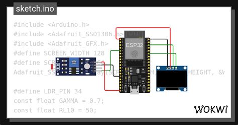 Sensoren LDR Wokwi ESP STM Arduino Simulator