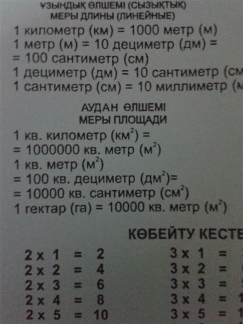 1 м в квадрате дм в квадрате см в квадрате Школьные Знания Com