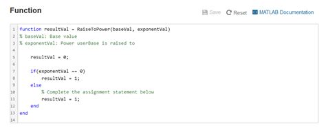 Solved Matlab Code Complete Recursive Function Raisetopow