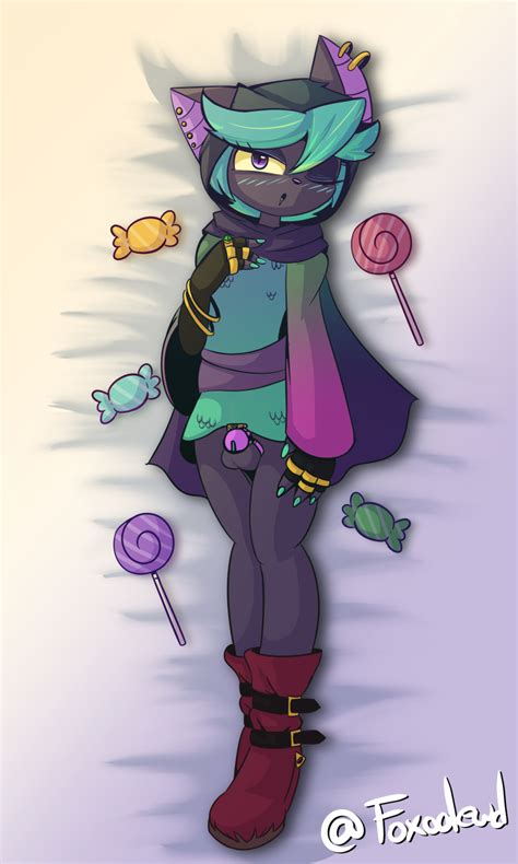 Rule 34 Absurd Res Anthro Armwear Blush Boots Bottomless Candy Chastity Cage Chastity Device